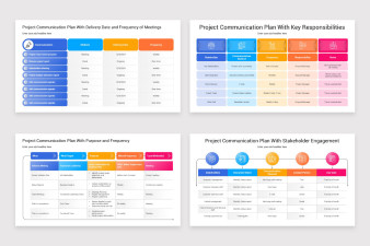 Project Communication Management PowerPoint Template | Nulivo Market
