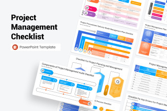 Project Management Checklist PowerPoint Template | Nulivo Market
