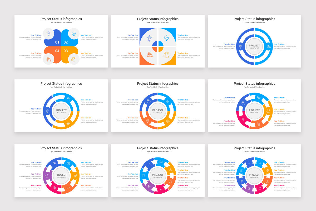 Project Status PowerPoint Template | Nulivo Market