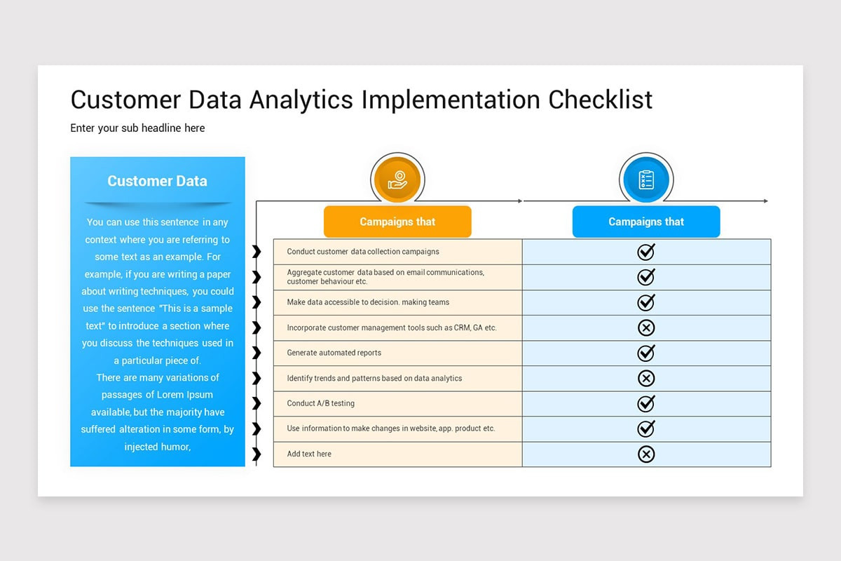 Customer Data Analytics Powerpoint Template Nulivo Market