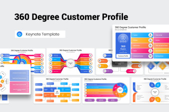 360 Degree Customer Profile Keynote Template | Nulivo Market
