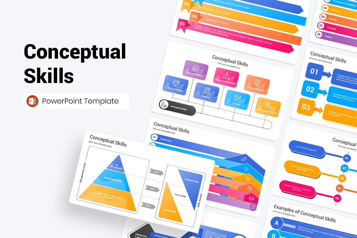 Conceptual Skills Presentation PowerPoint Template | Nulivo Market