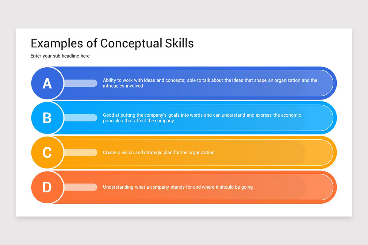 Conceptual Skills Presentation Keynote Template | Nulivo Market