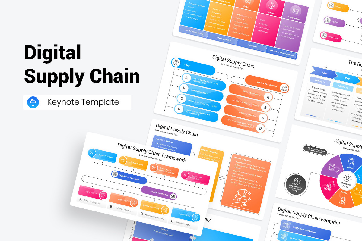 Digital Supply Chain Keynote Template | Nulivo Market