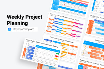 Weekly Project Planning Keynote Template | Nulivo Market