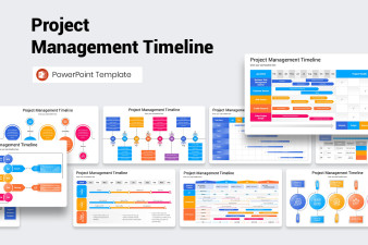 Project Management Timeline PowerPoint Template | Nulivo Market