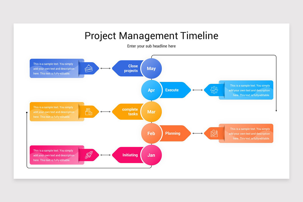 Project Management Timeline Google Slides Template | Nulivo Market