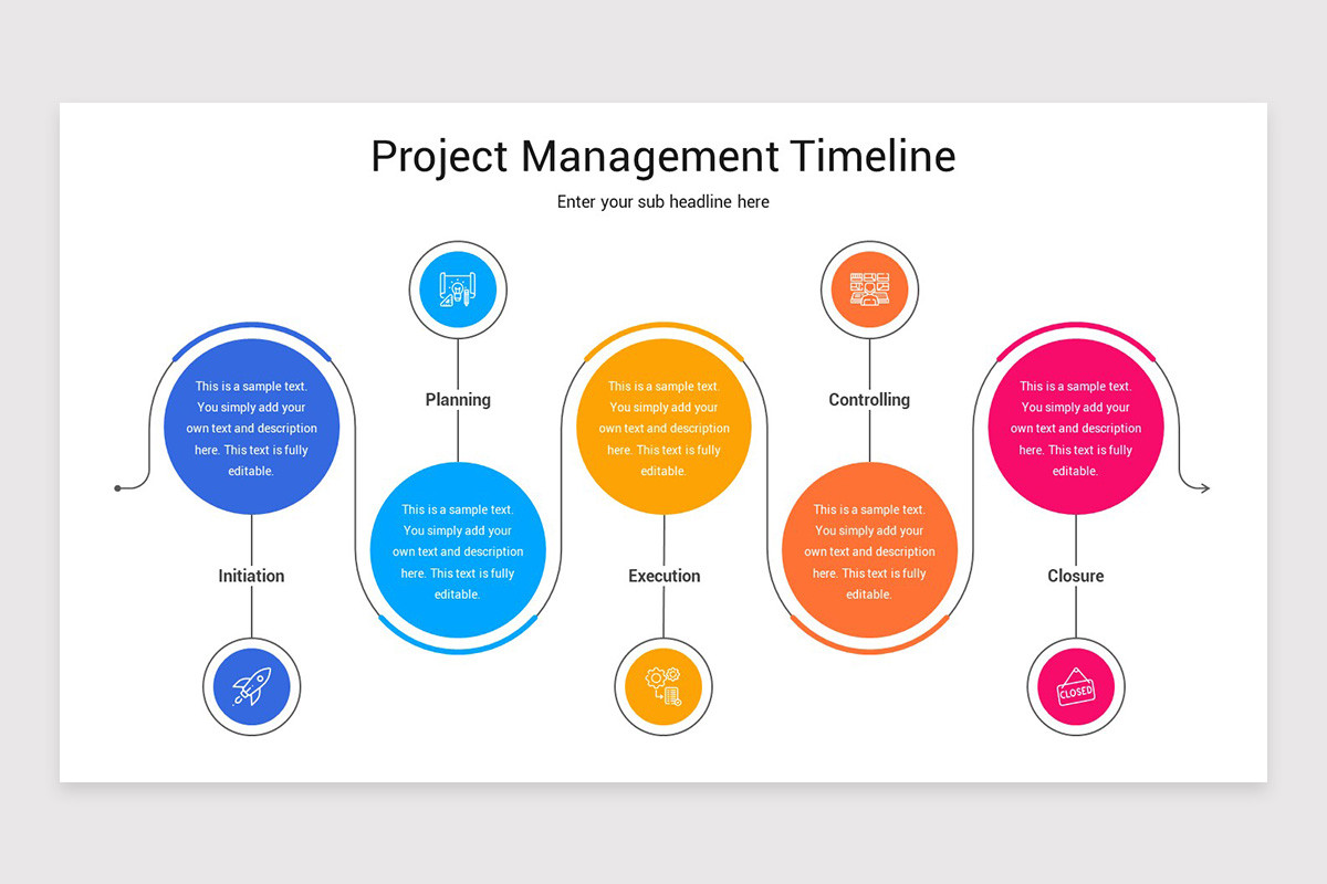 Project Management Timeline Google Slides Template | Nulivo Market