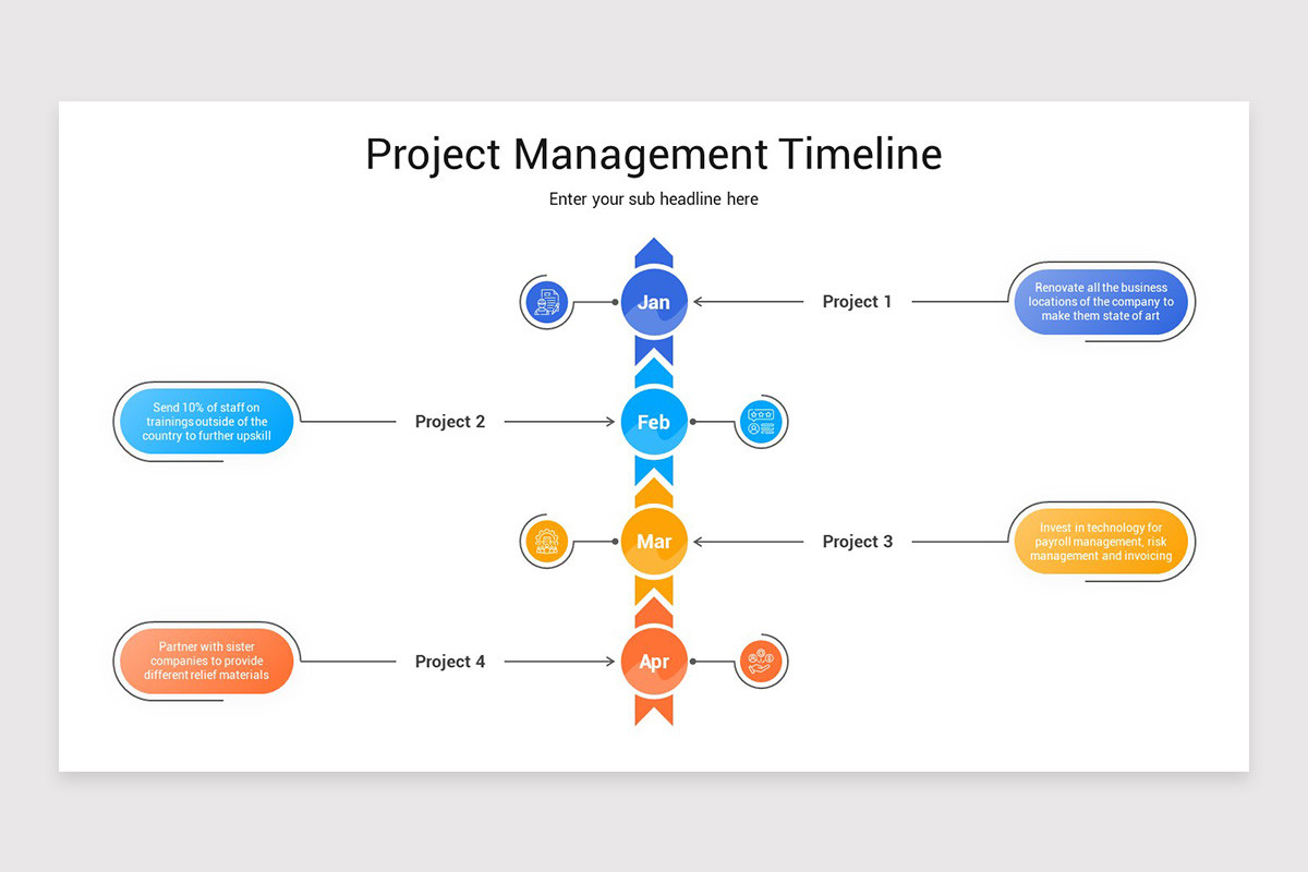 Project Management Timeline Keynote Template | Nulivo Market