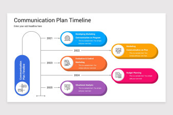 Communication Plan Timeline Google Slides Template | Nulivo Market