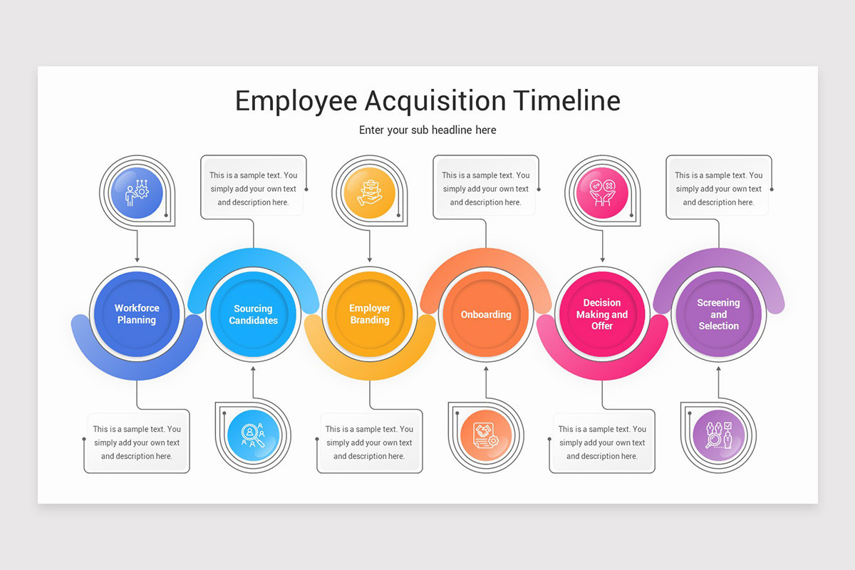Employee Acquisition Timeline Keynote Template | Nulivo Market