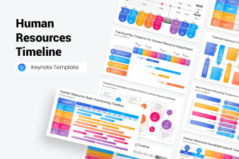 Human Resources Timeline Keynote Template | Nulivo Market