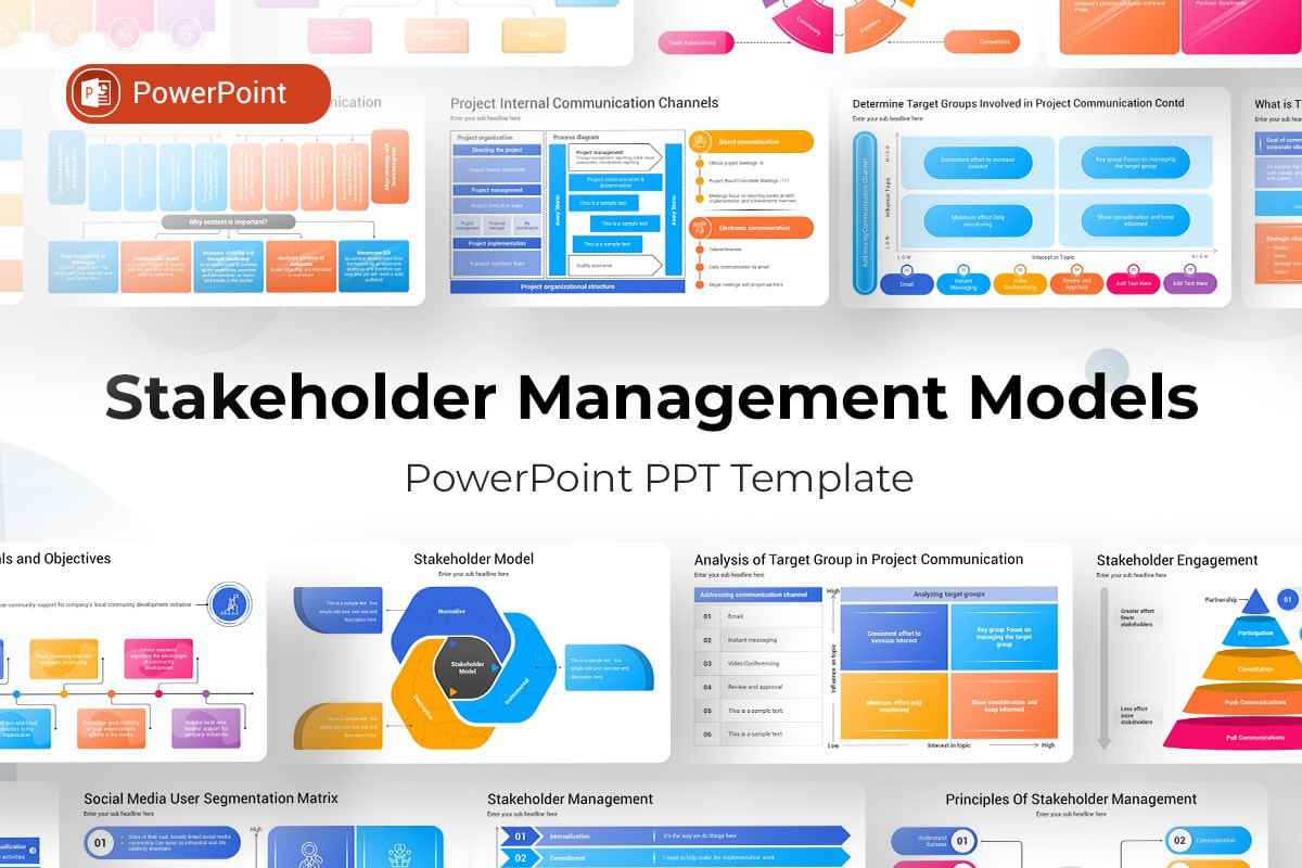 Stakeholder Management Models PowerPoint Template | Nulivo Market
