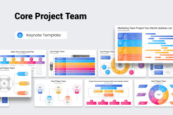 Core Project Team Keynote Template | Nulivo Market