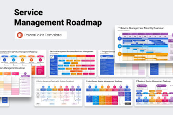Service Management Roadmap PowerPoint Template | Nulivo Market