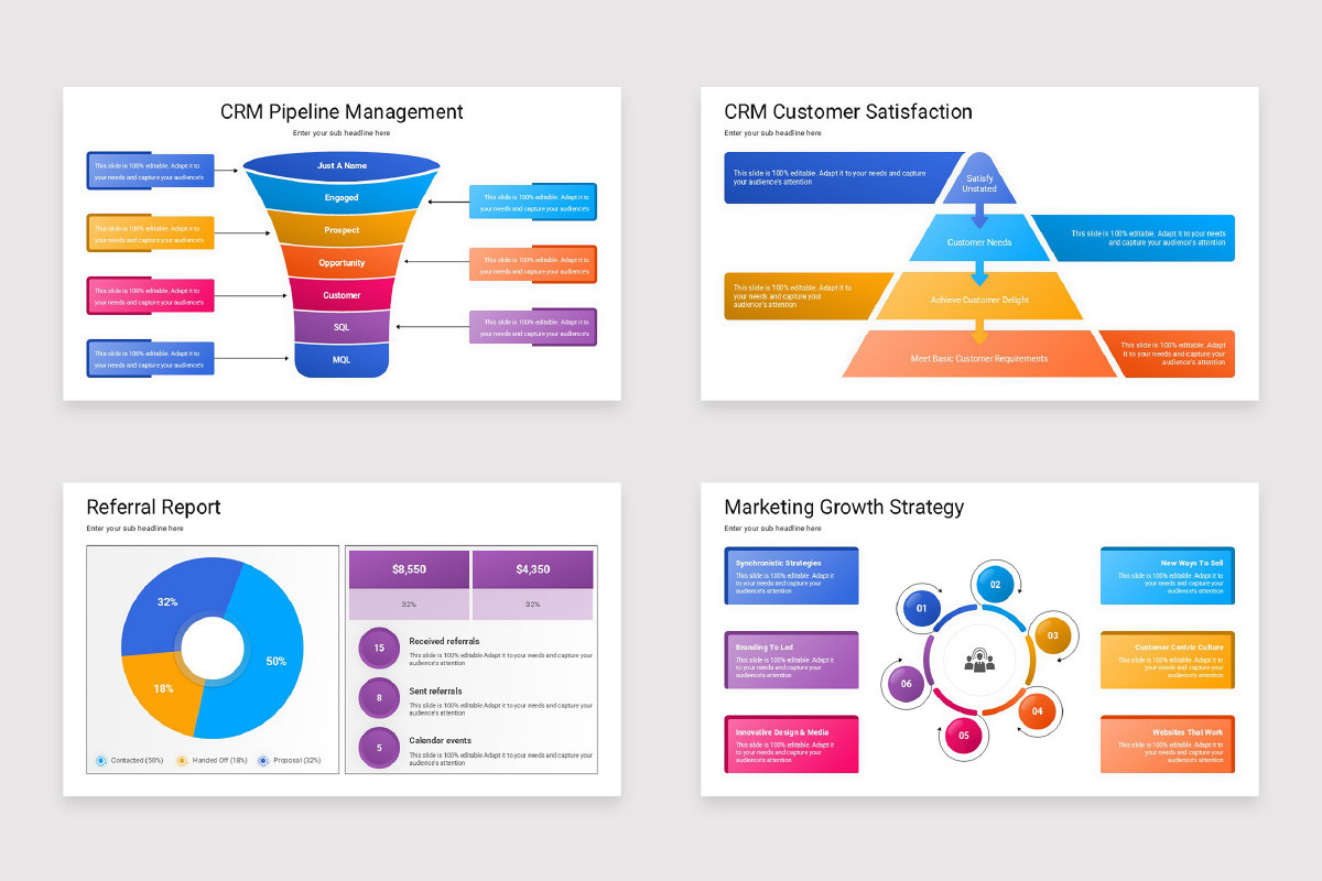 Customer Acquisition Techniques Models PowerPoint Template | Nulivo Market