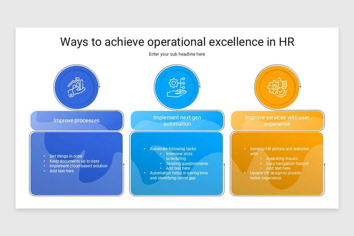 HR Operational Excellence Keynote Template | Nulivo Market