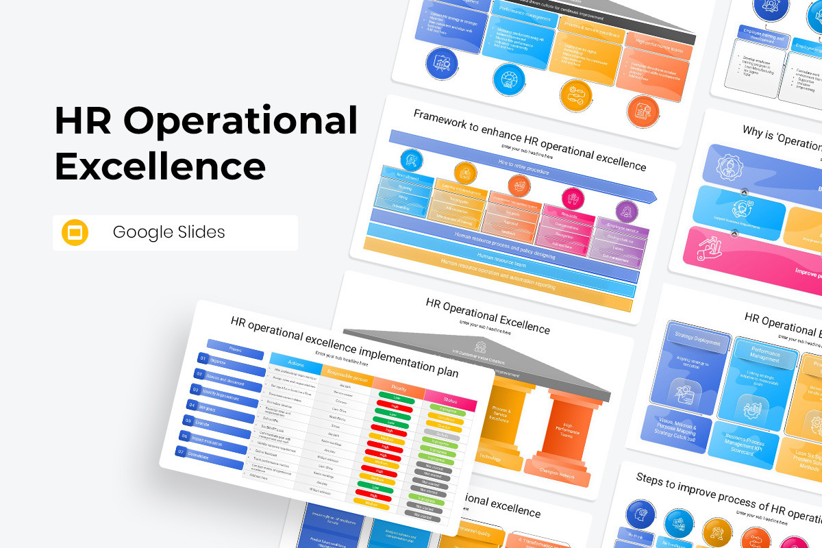 HR Operational Excellence Google Slides Template | Nulivo Market
