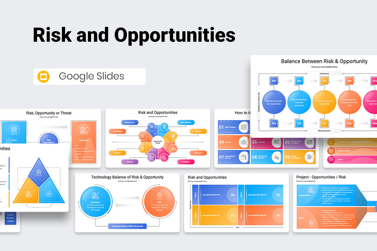 Risk and Opportunities Google Slides Template | Nulivo Market