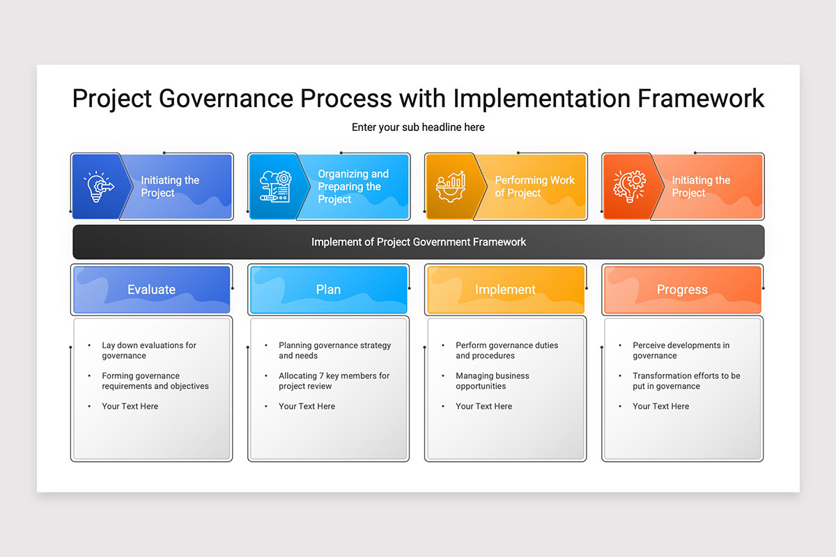 Project Governance Framework Keynote Template | Nulivo Market