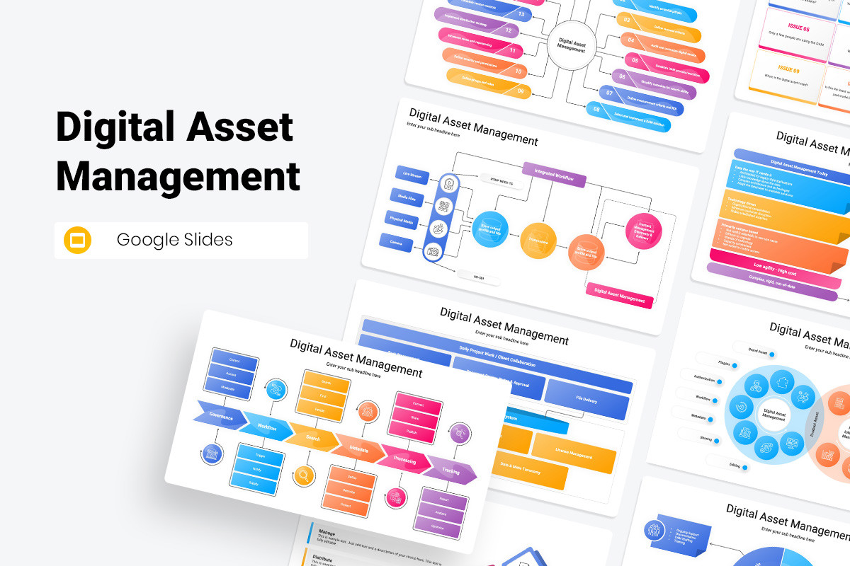 Digital Asset Management Google Slides Template | Nulivo Market