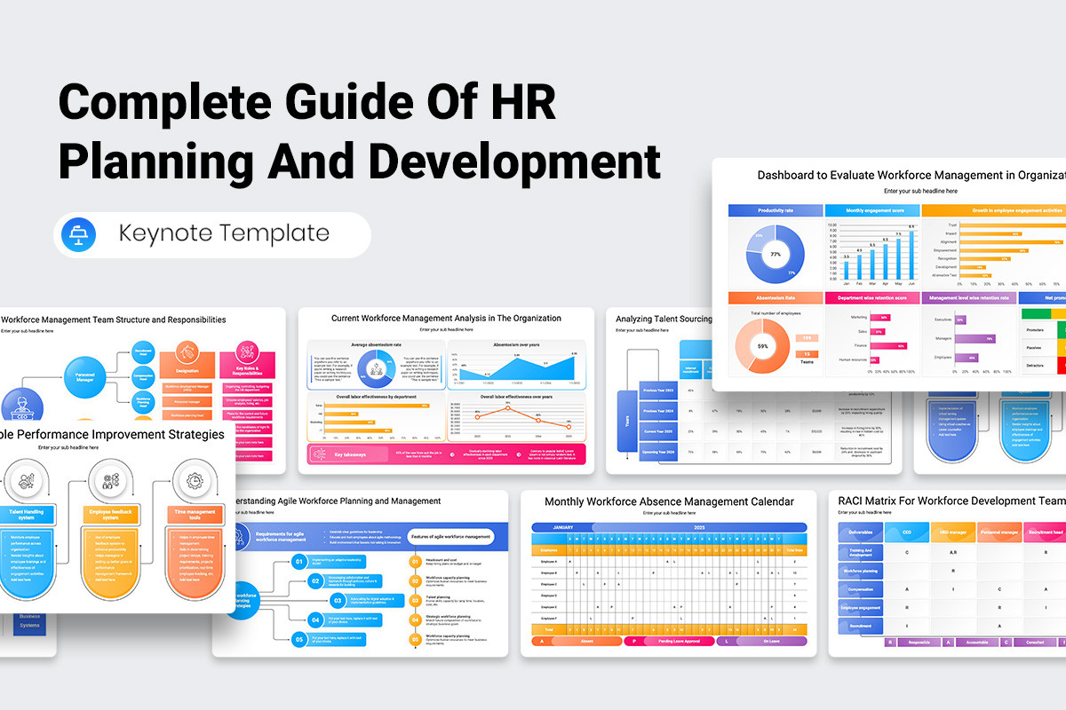 Complete Guide Of HR Planning And Development Keynote Template | Nulivo ...