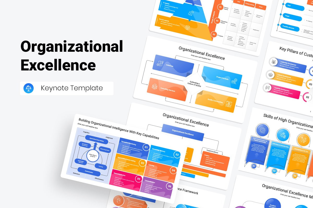 Organizational Excellence Keynote Template | Nulivo Market