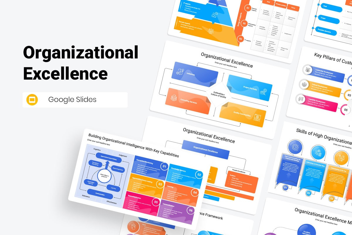 Organizational Excellence Google Slides Template | Nulivo Market