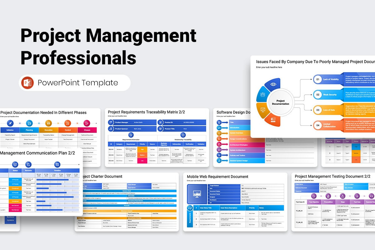 Project Management Professionals PowerPoint Template | Nulivo Market