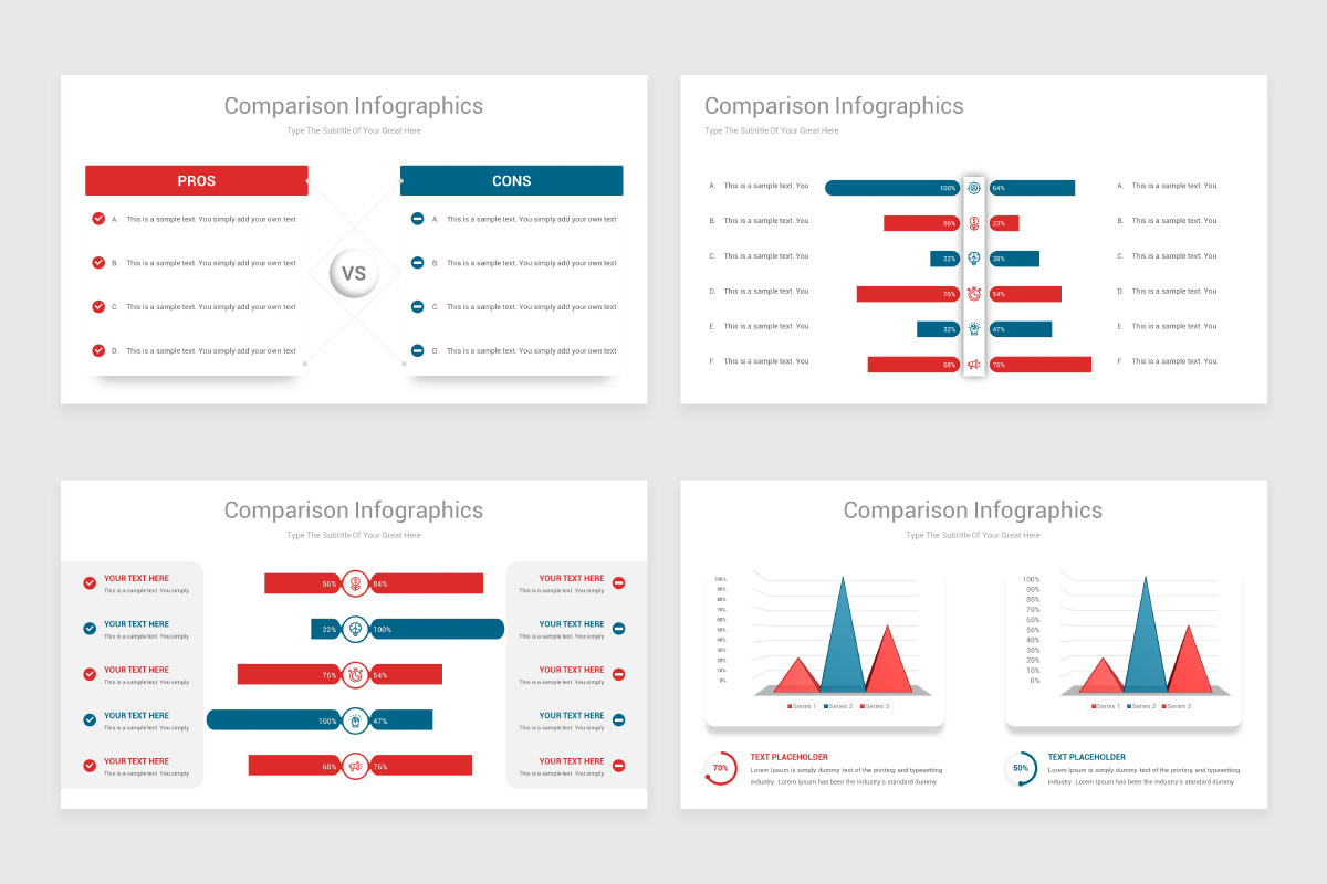 Comparison Chart Powerpoint Infographics Template | Nulivo Market