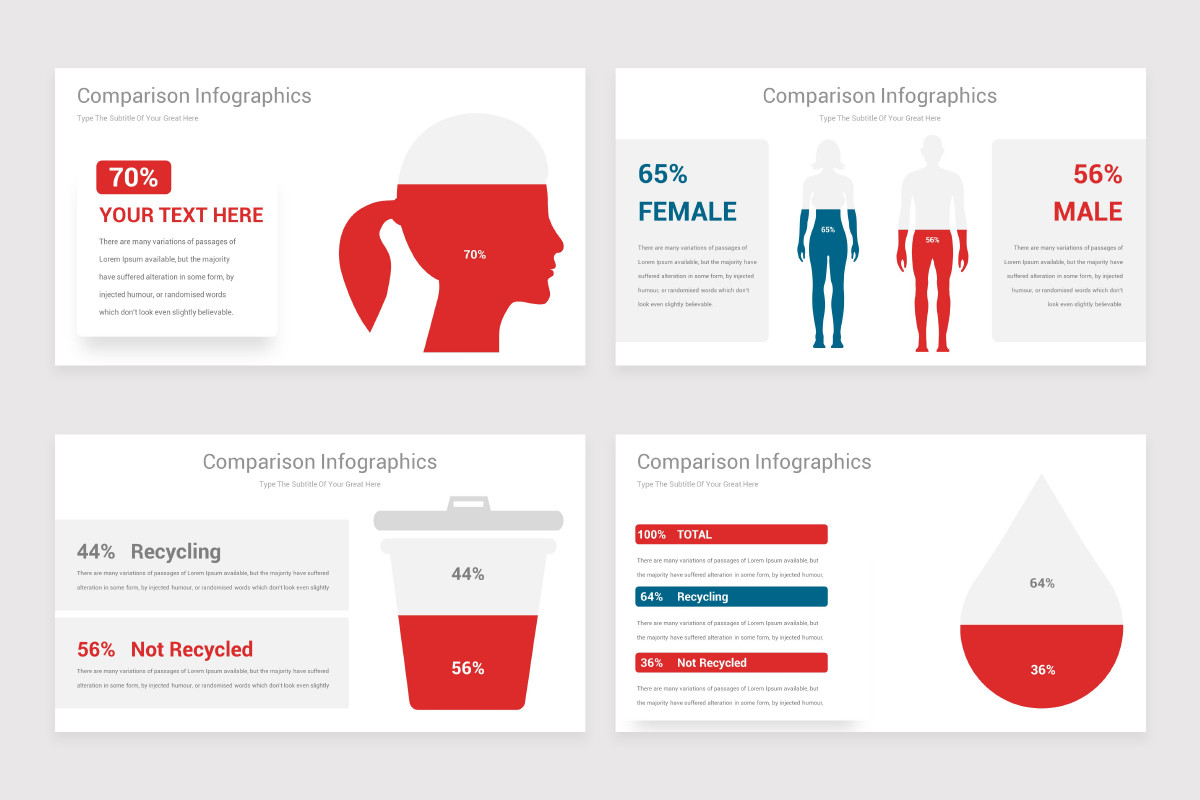 Comparison Chart Powerpoint Infographics Template | Nulivo Market