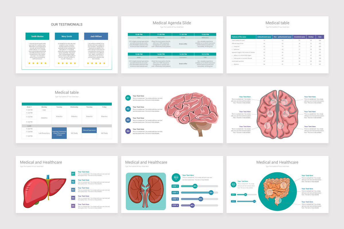 Medical and Healthcare PowerPoint Presentation Template | Nulivo Market