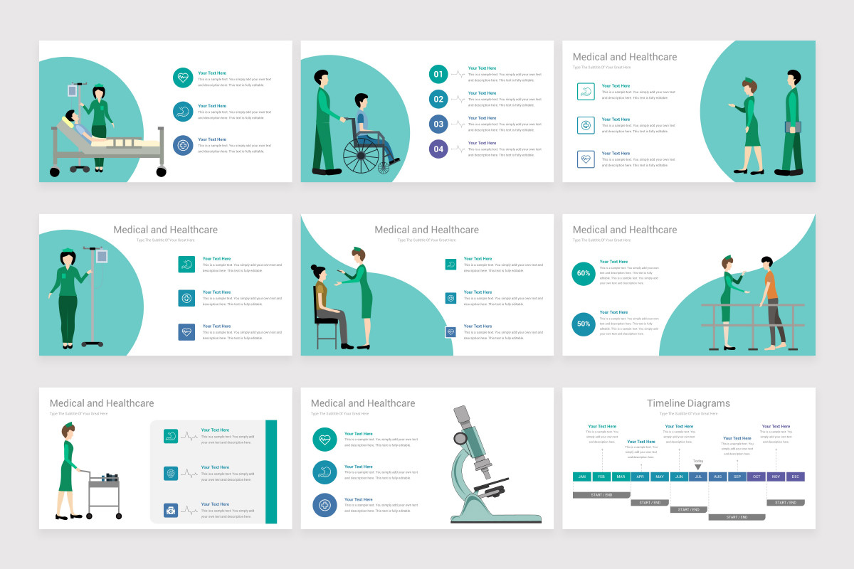 Medical and Healthcare PowerPoint Presentation Template | Nulivo Market