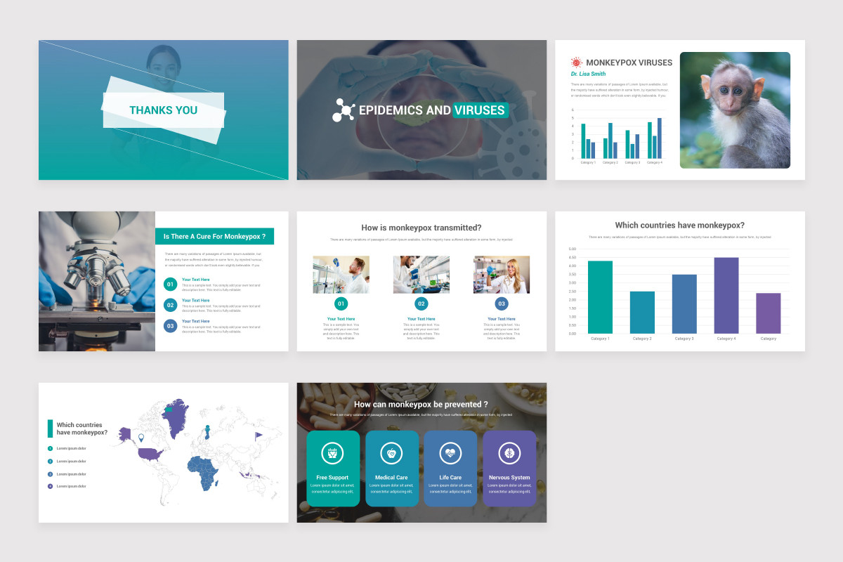 Medical and Healthcare PowerPoint Presentation Template | Nulivo Market
