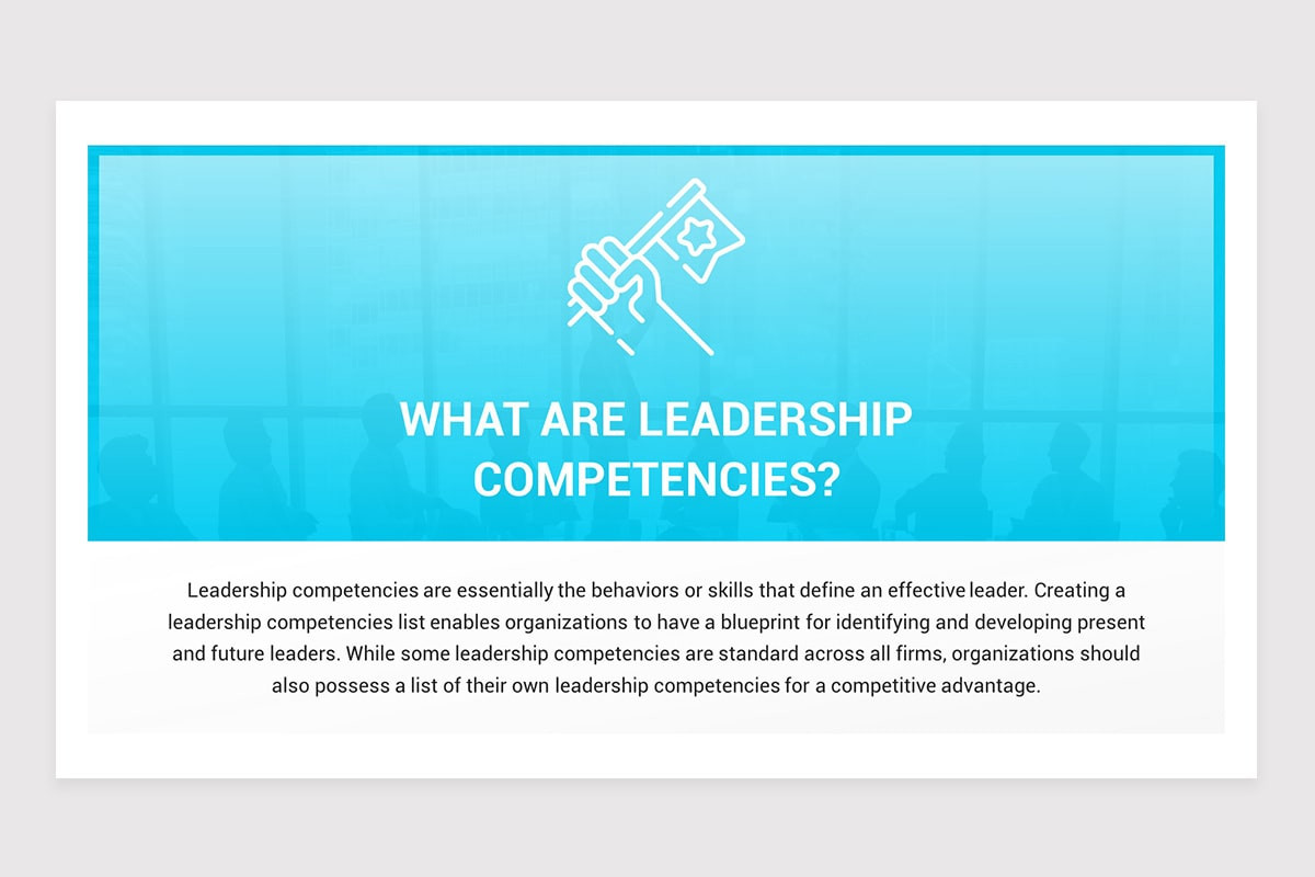 Leadership Competency Model Keynote Template | Nulivo Market