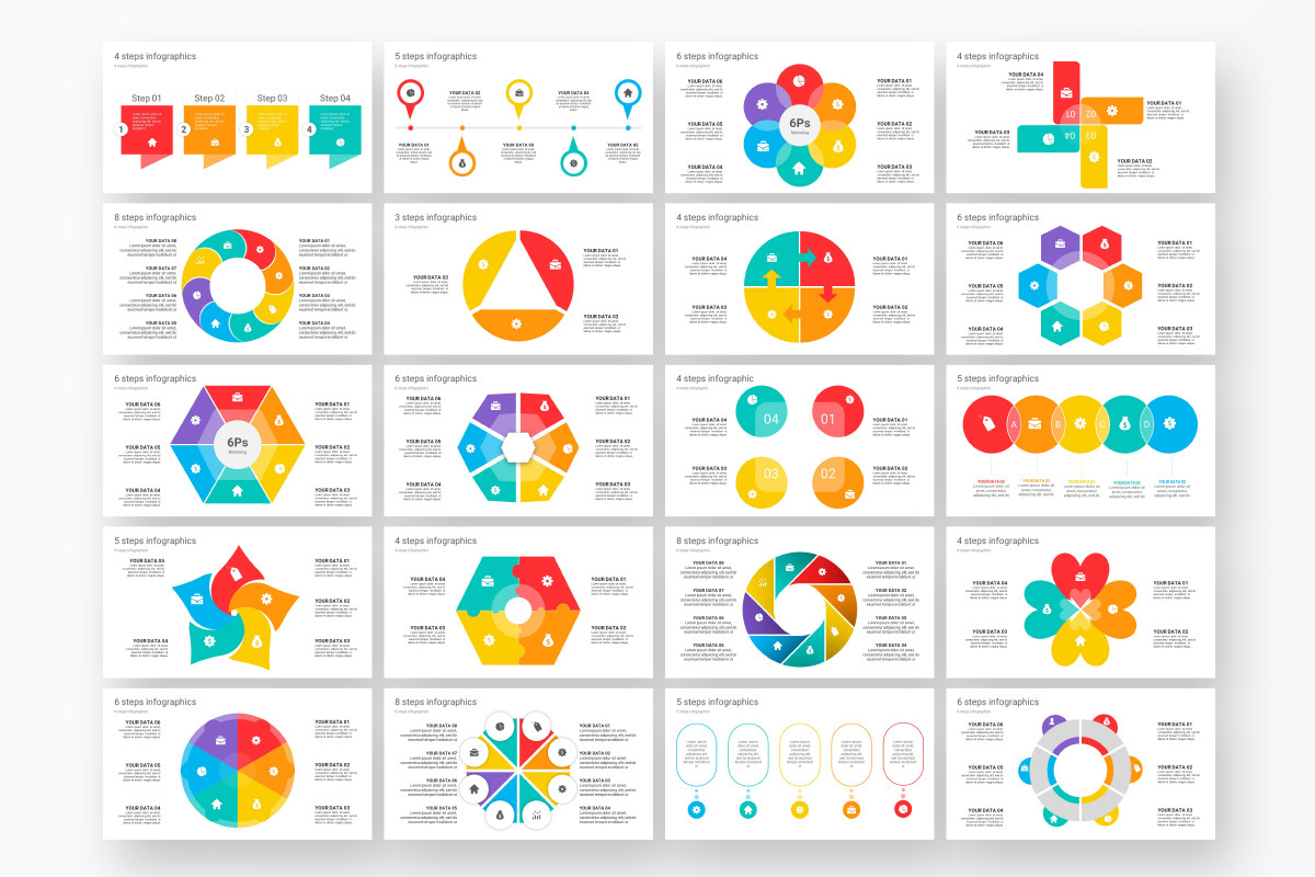 Infographics Pack V1 Google Slides Template | Nulivo Market
