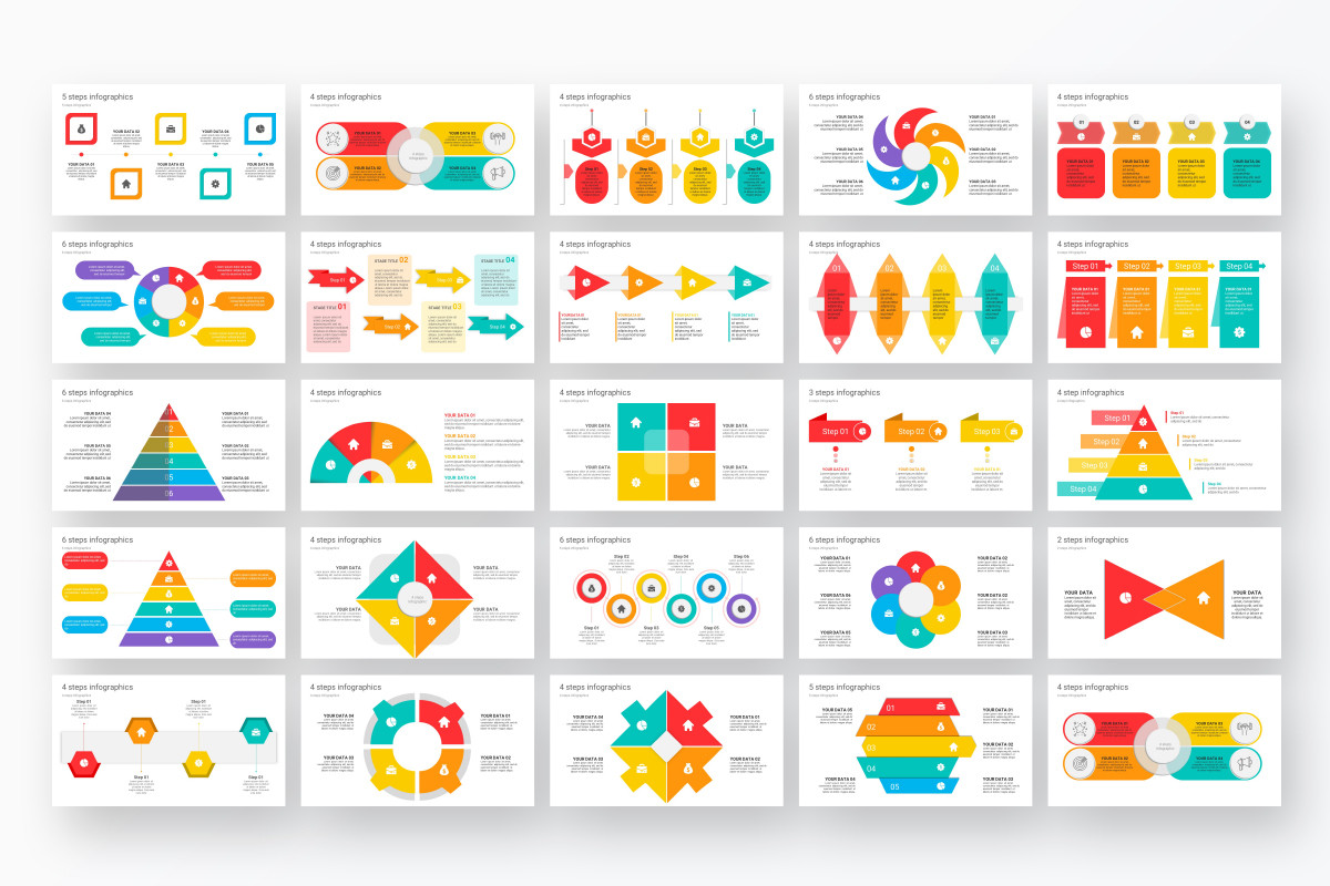 Infographics Pack V2 PowerPoint Template | Nulivo Market