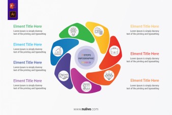 Business Circle Infographic Template With 7 data | Nulivo Market