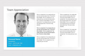 Team Appreciation PowerPoint Presentation Template | Nulivo Market