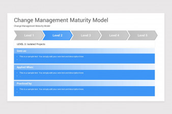 Change Management Maturity Model Keynote Template | Nulivo Market