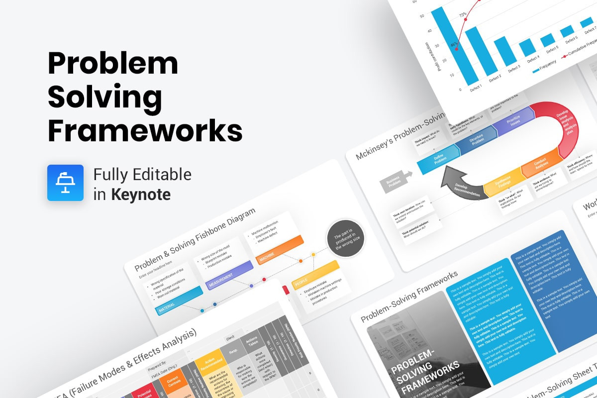 Problem Solving Frameworks Keynote Template | Nulivo Market