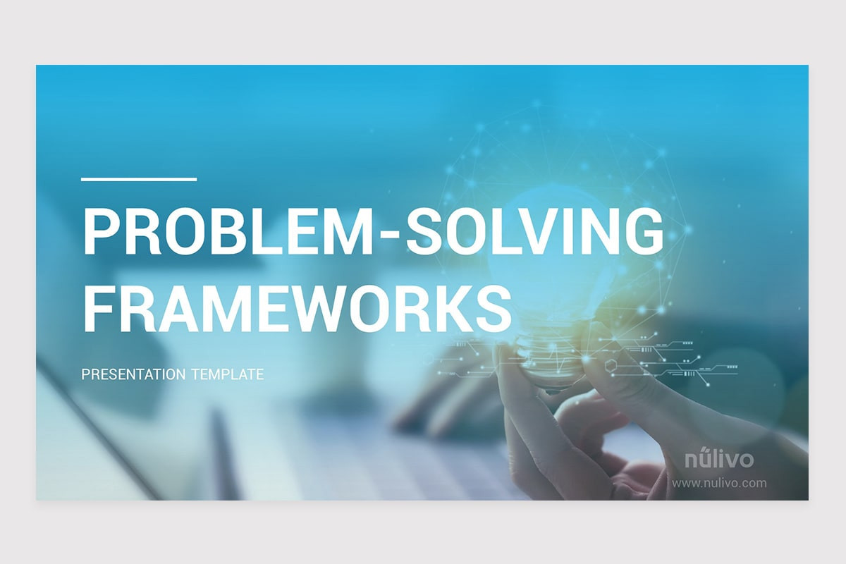 Problem Solving Frameworks Keynote Template | Nulivo Market