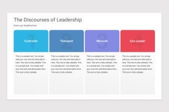 The Discourses of Leadership Keynote Template | Nulivo Market