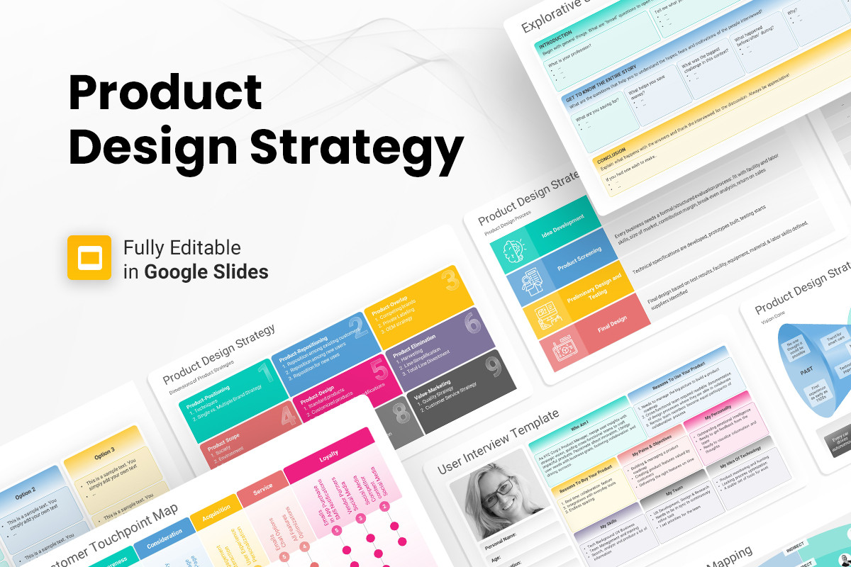Product Design Strategy Google Slides Template | Nulivo Market