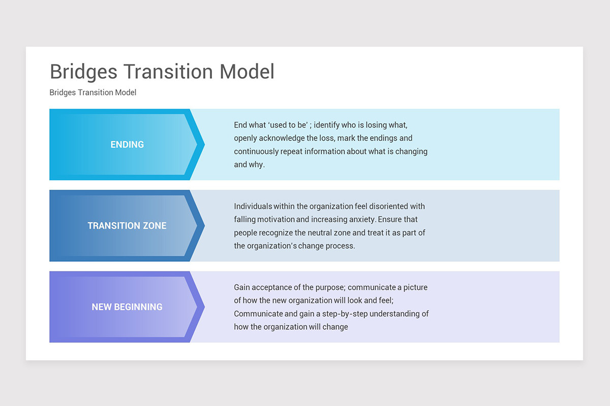 Bridges Transition Model Google Slides Template | Nulivo Market