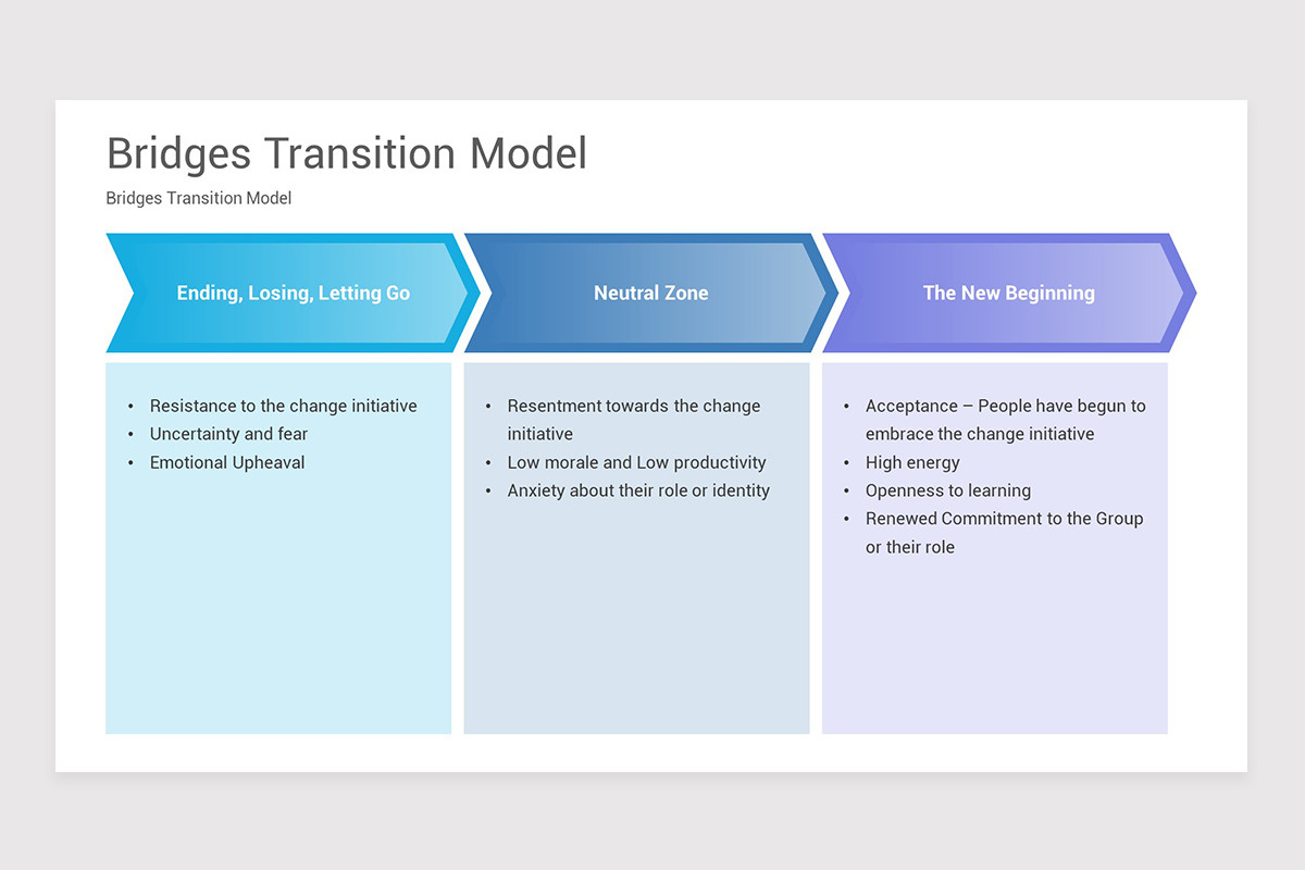 Bridges Transition Model Google Slides Template | Nulivo Market