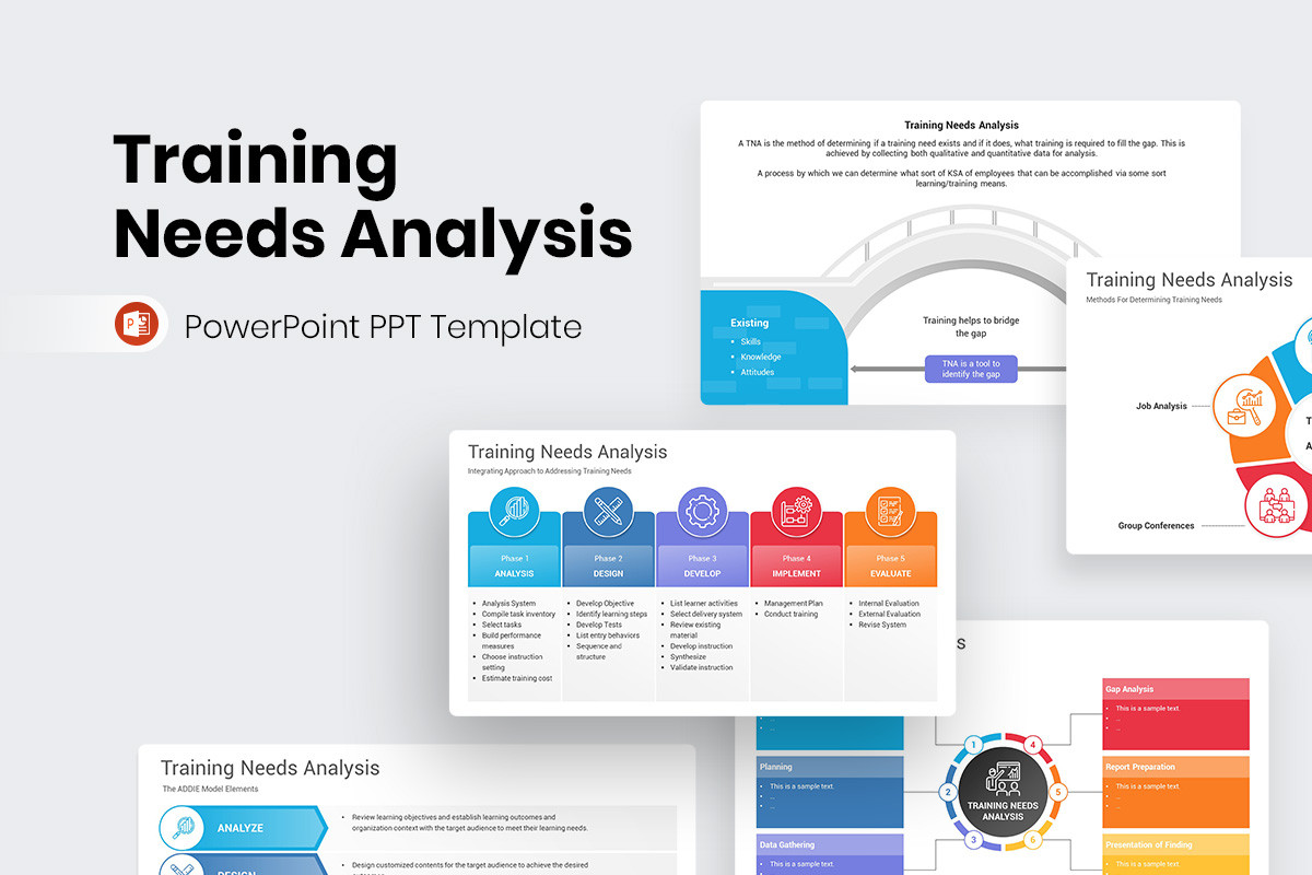 Training Needs Analysis PowerPoint Template Nulivo Market