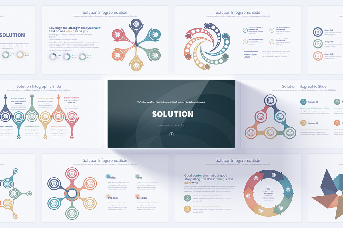Solution - PowerPoint Infographics Slides | Nulivo Market