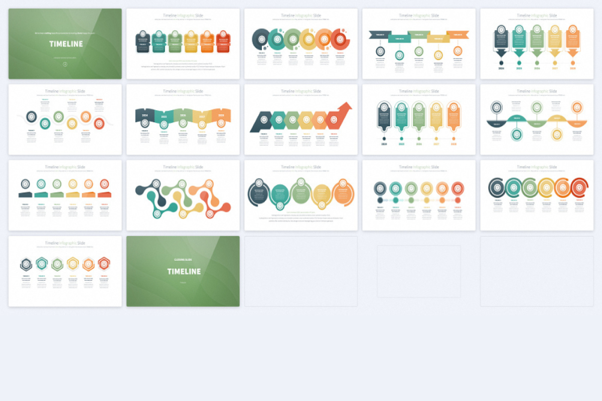 Professional Timeline Keynote Presentation Template Infographics Slides ...