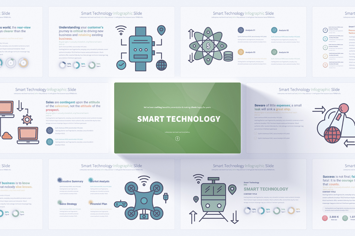 Smart Technology PowerPoint Infographics - Interactive Slides for ...